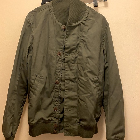 H&M | Jackets & Coats | Logg Olive Green Man Jacket | Poshmark